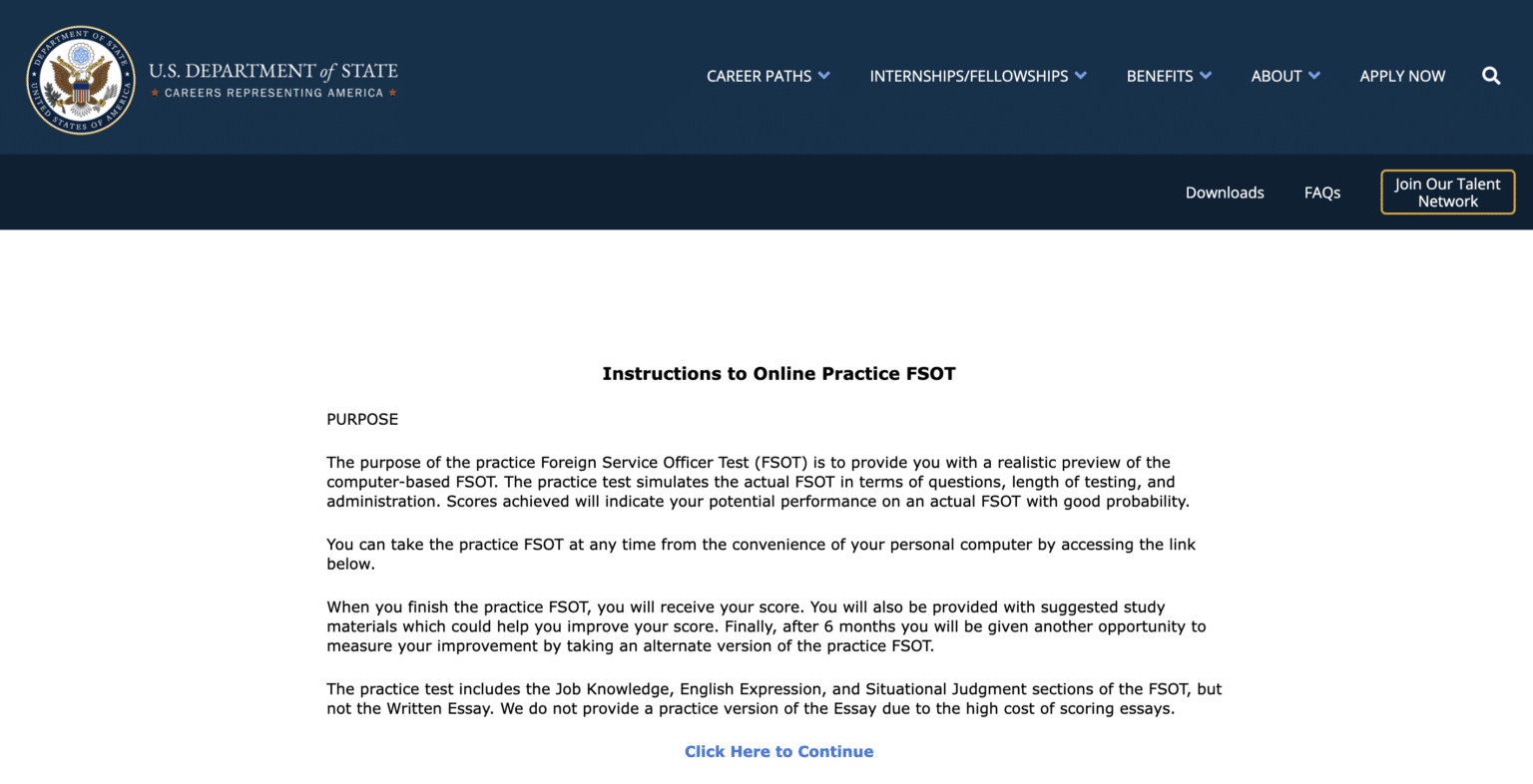 Best FSOT Practice Test - Path to Foreign Service